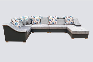 VK Amaze U Shape Corner Sofa Set
