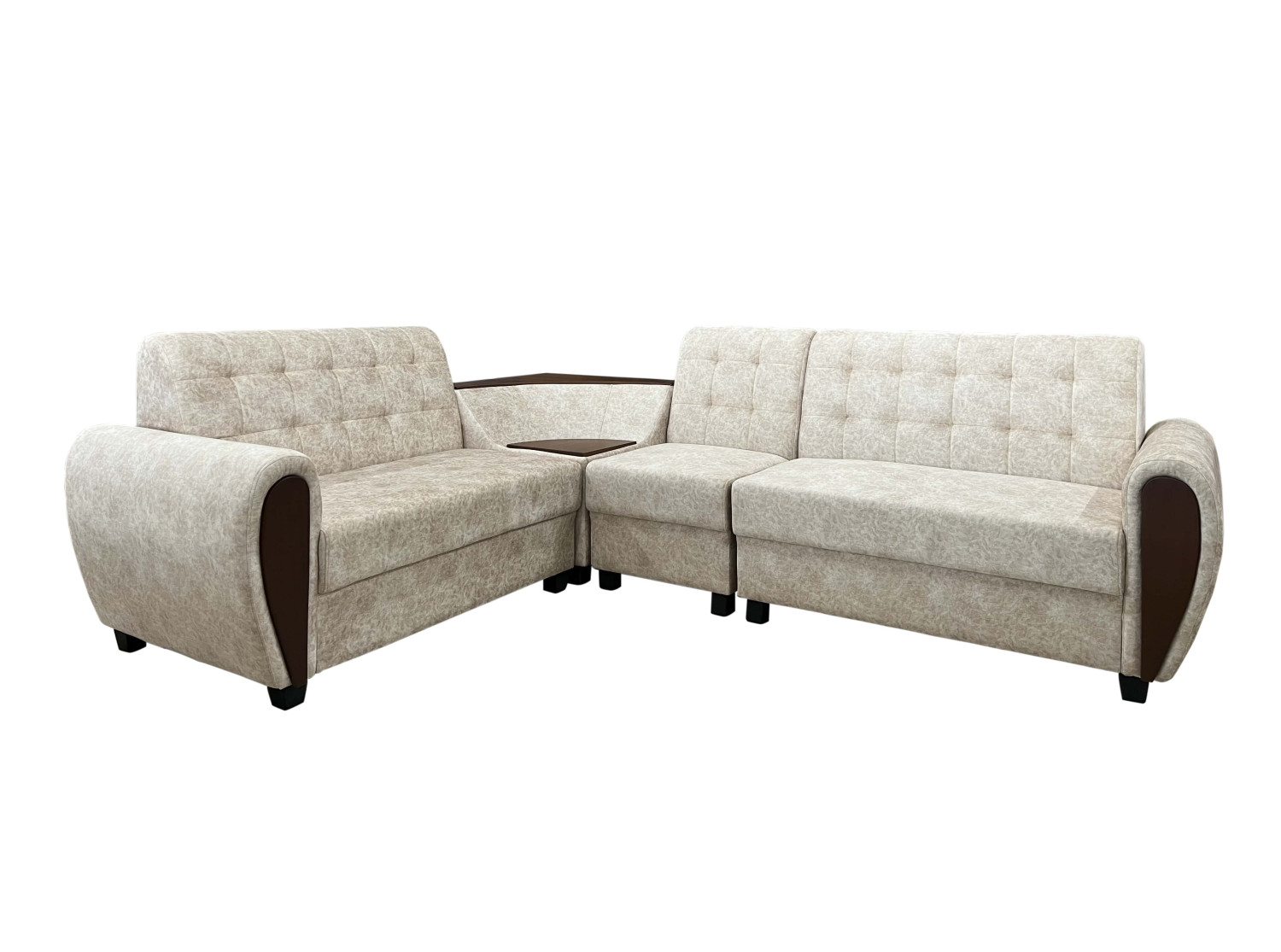 VK Dot Corner Sofa in white Colour